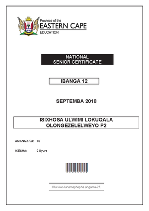 E Worksheet Notes Isixhosa HL Buzani Kubawo Grade 12 Drama Buzani ...