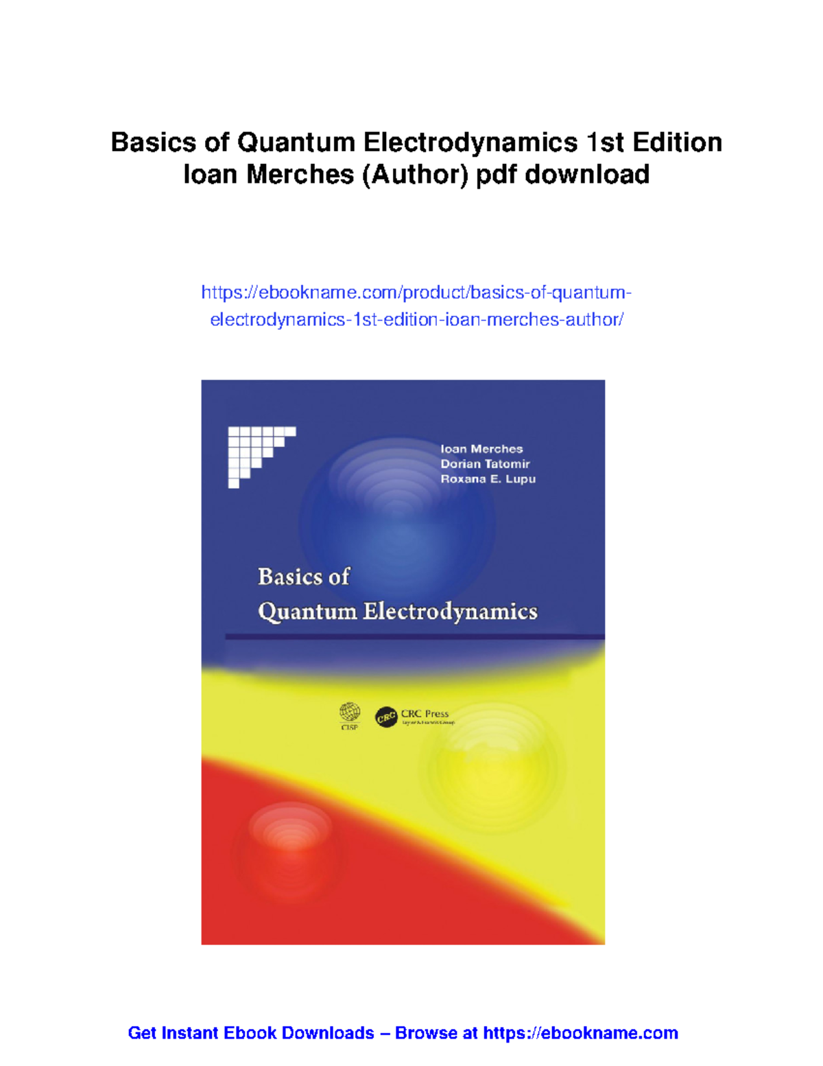Quantum electrodynamics: A comprehensive guide to field theory - Studocu