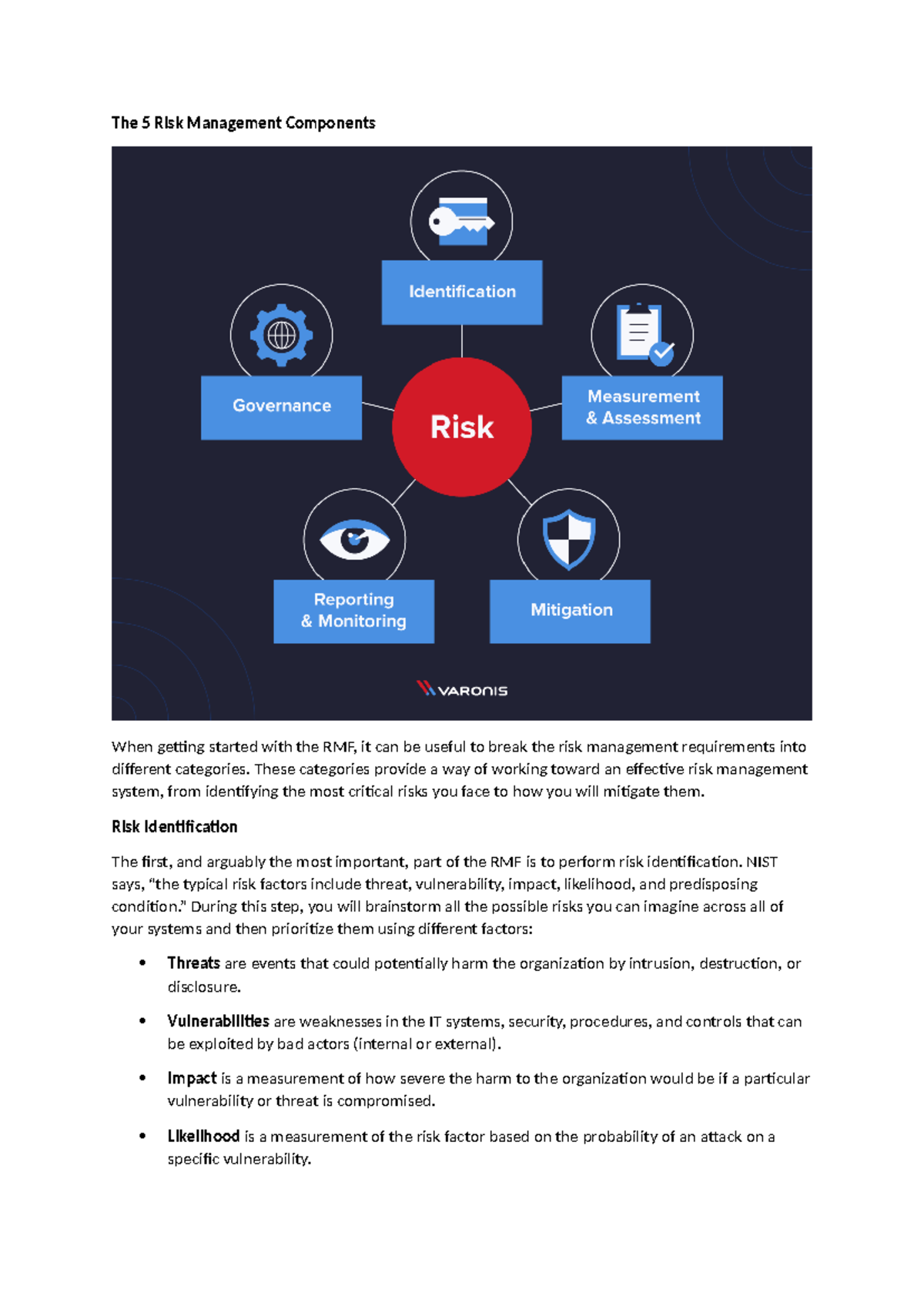 Risk Management Framework (RMF) Components Explained - Studocu