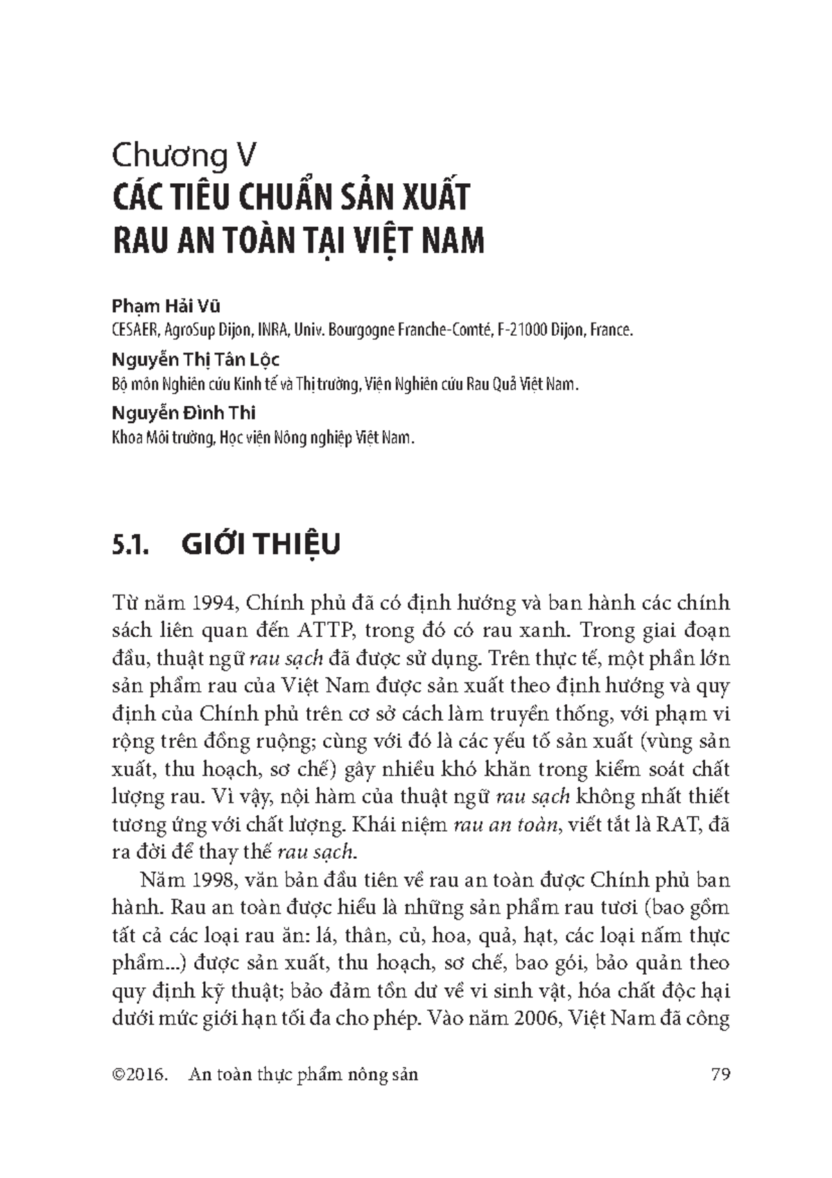 Tiêu chuẩn sản xuất rau an toàn tại Việt Nam: RAT, VietGAP và Hữu cơ ...
