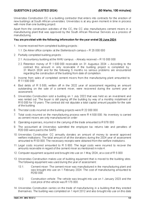 Tax Deductions and Exemptions: An Analysis of Section 23 Provisions ...