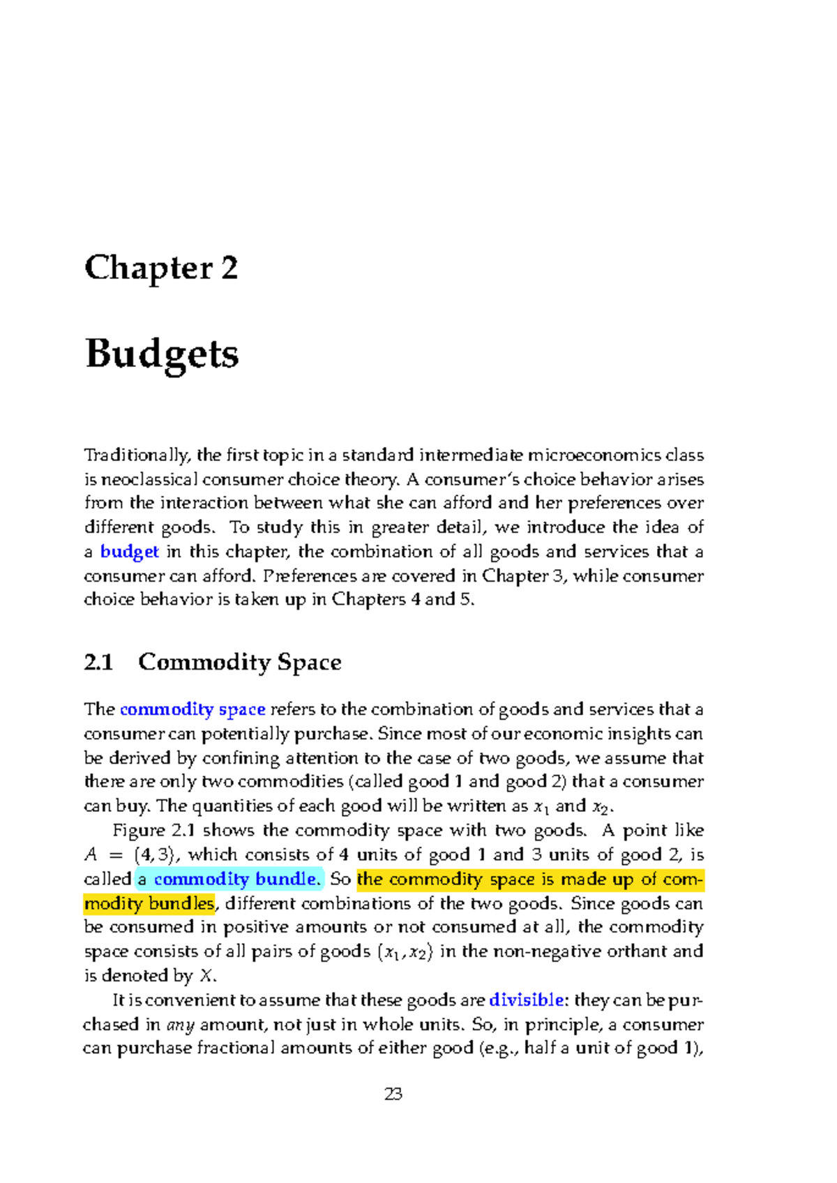 Chapter 2 - Budget Concepts in Intermediate Microeconomics - Studocu