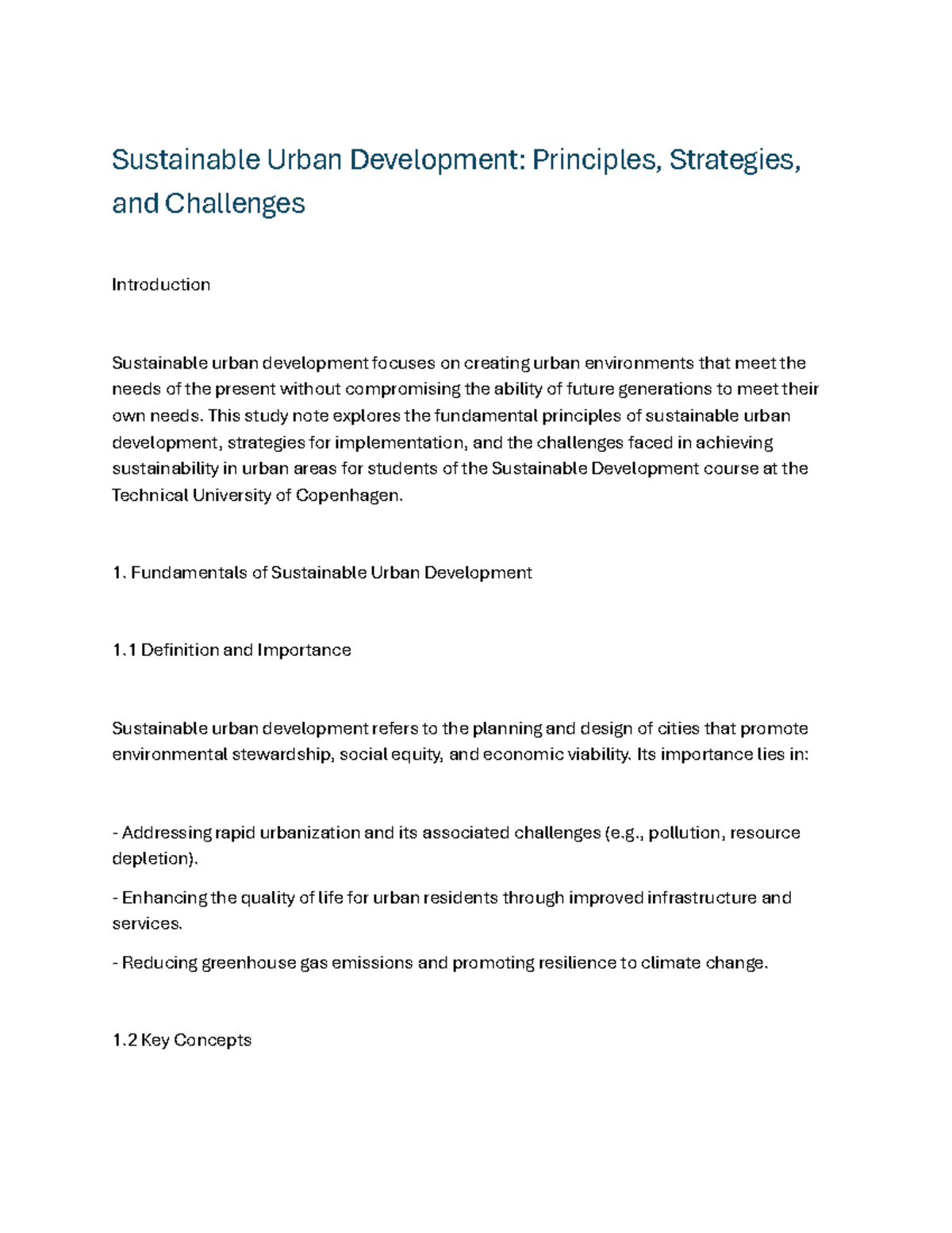 Sustainable Infrastructure - Sustainable Urban Development ...