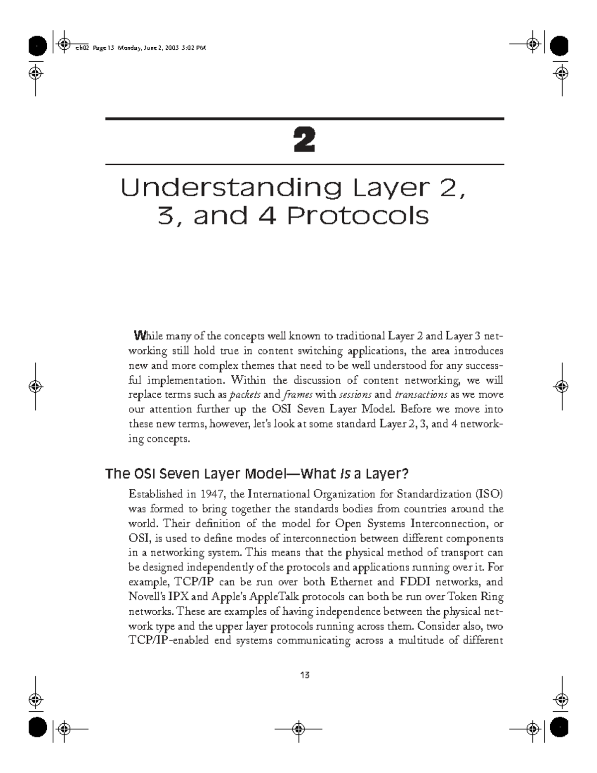 Understanding Layer 2, 3, and 4 Protocols - Con Switchch 02 - Studocu