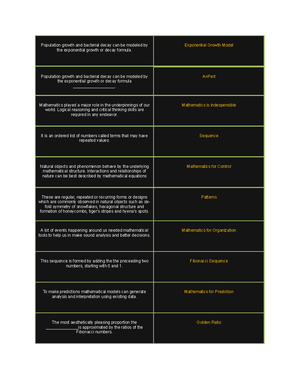 Basic CAL WEEK 13 15 Reviewer - Evaluate the function below from t = 1 ...