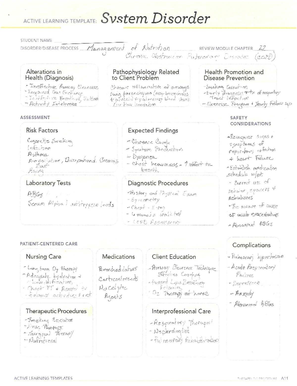 System Disorder - Fibromyalgia: Active Learning Template Review - Studocu