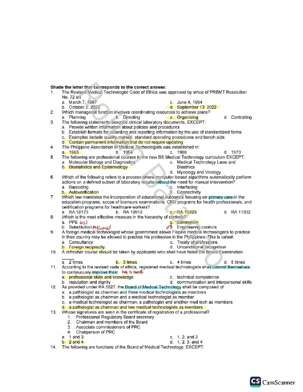 PE MTLE Study Guide - Roderick Balce (Student Copy) - Studocu