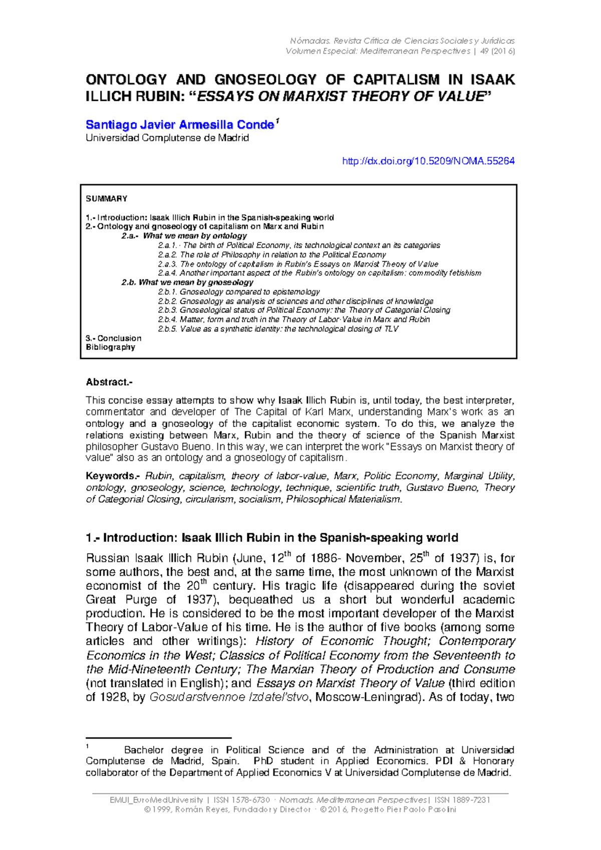 "15. Ontology and Gnoseology of Capitalism in Isaak Illich Rubin ...