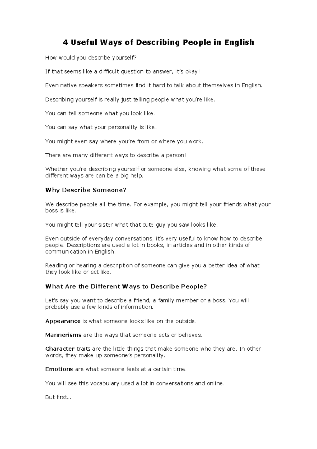 Understanding People: Grammar Structures, Examples & Practice Guide ...