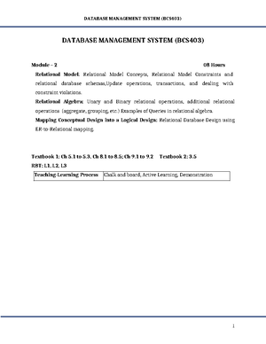 Data structures and algorithms for problem solving CIE - MCS103 - Studocu