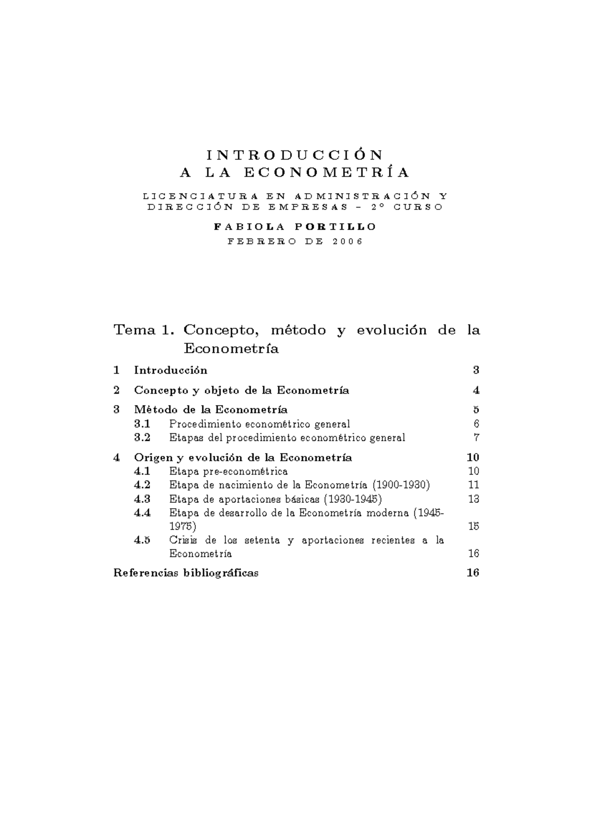 Introducción a la Econometría: Conceptos y Evolución (ECO 2) - Studocu