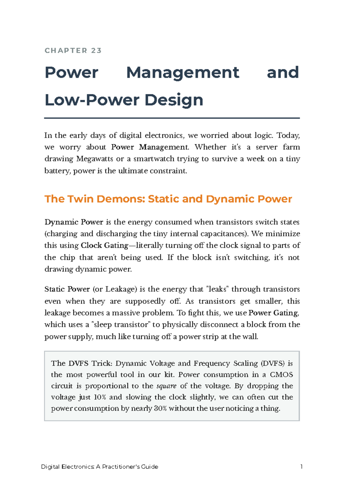 CHAPTER 23: Power Management in Digital Electronics - Studocu