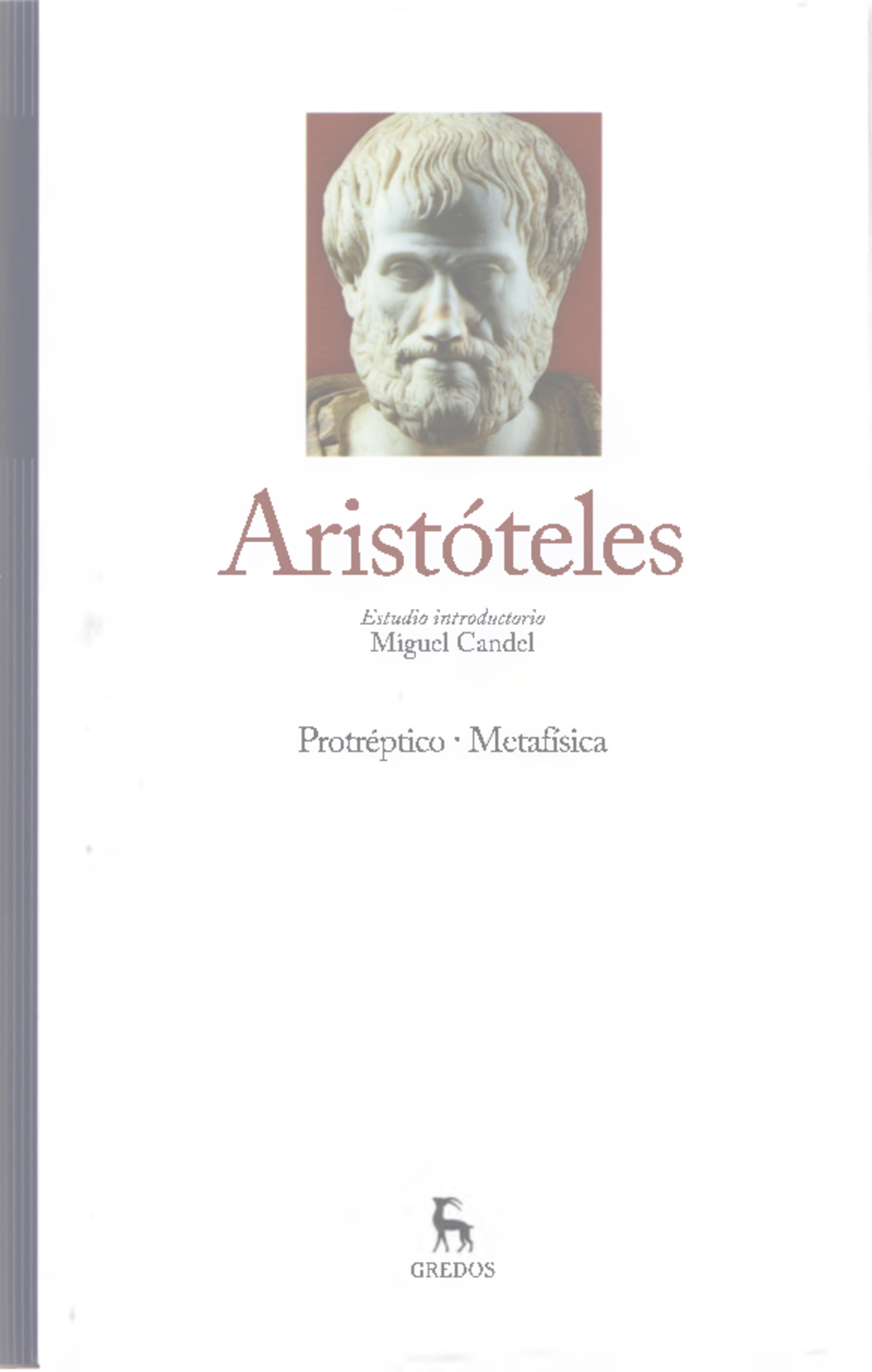 Gredos - Aristoteles - ssddd - Aristóteles Estudio introductorio Miguel ...