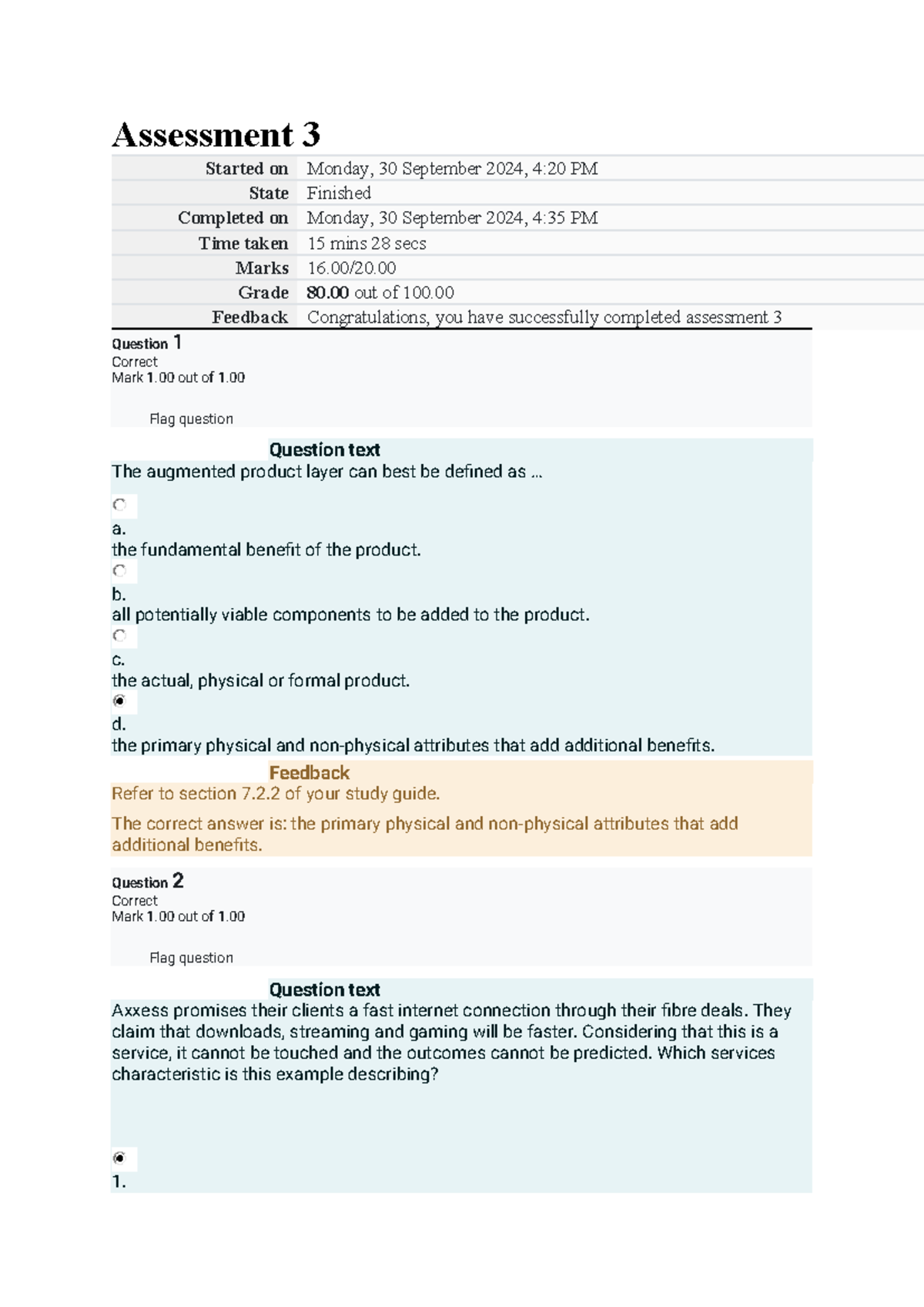 Assessment 3 Review - MNM1503 Marketing Insights - Studocu