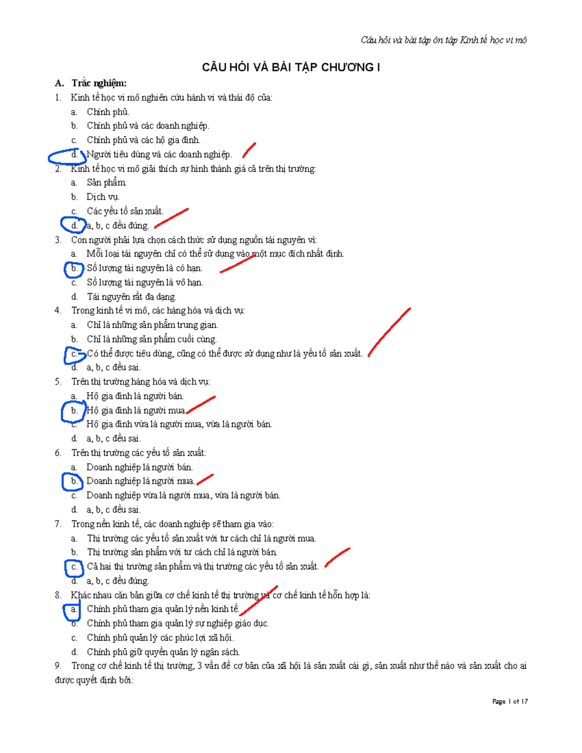 Microeconomics Questions: Exam Preparation Notes (MDO 23) - Studocu