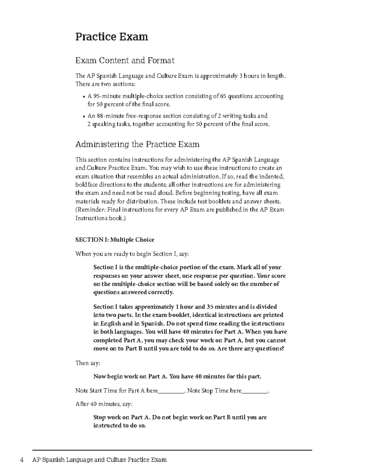 AP Spanish Language and Culture Practice Exam (2019) - Full MCQ Test ...