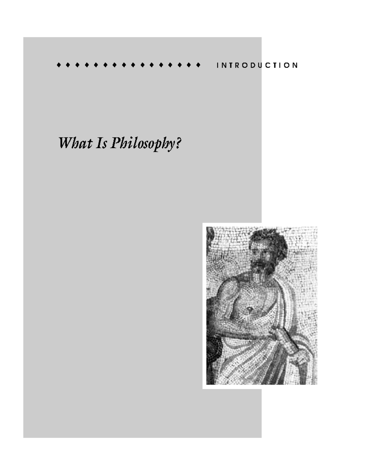 PHIL 101: What Is Philosophy? Chapter Overview and Key Concepts - Studocu