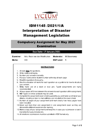 [Solved] Section 22 of the Mine Health and Safety Act 29 of 1996 MHSA ...