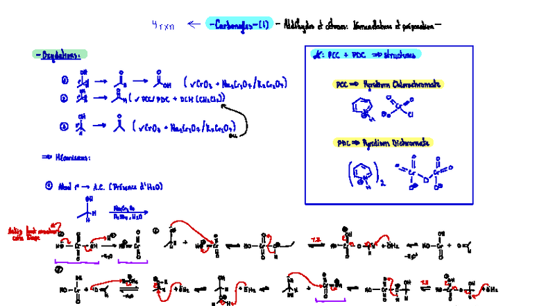 Module 4 - Carbonyles : Oxydation des Aldéhydes et Cétones - Studocu