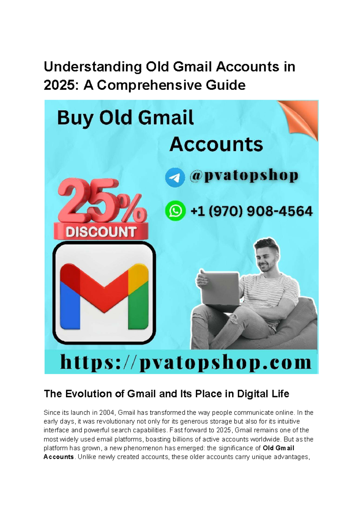 Understanding Old Gmail Accounts in 2025: A Guide to Their Value - Studocu