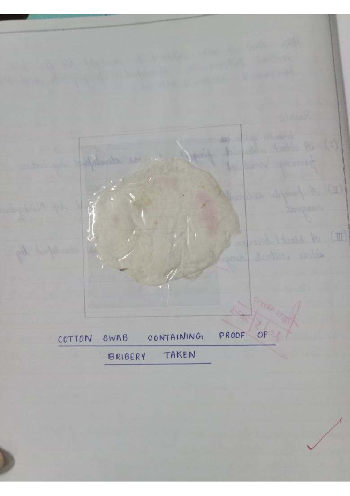 Forensic Chemistry Practical 3: Phenolphthalein Test for Bribery ...