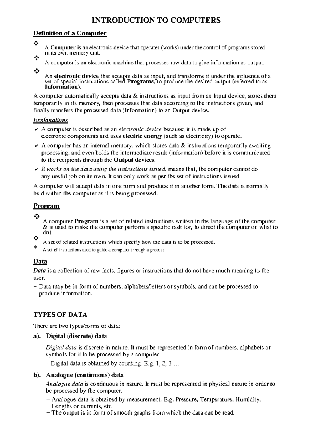 Understanding Computer Applications in Various Industries (COMP101 ...