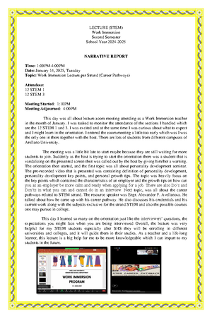 PDS - Seminars and trainings - VII. LEARNING AND DEVELOPMENT (L&D ...