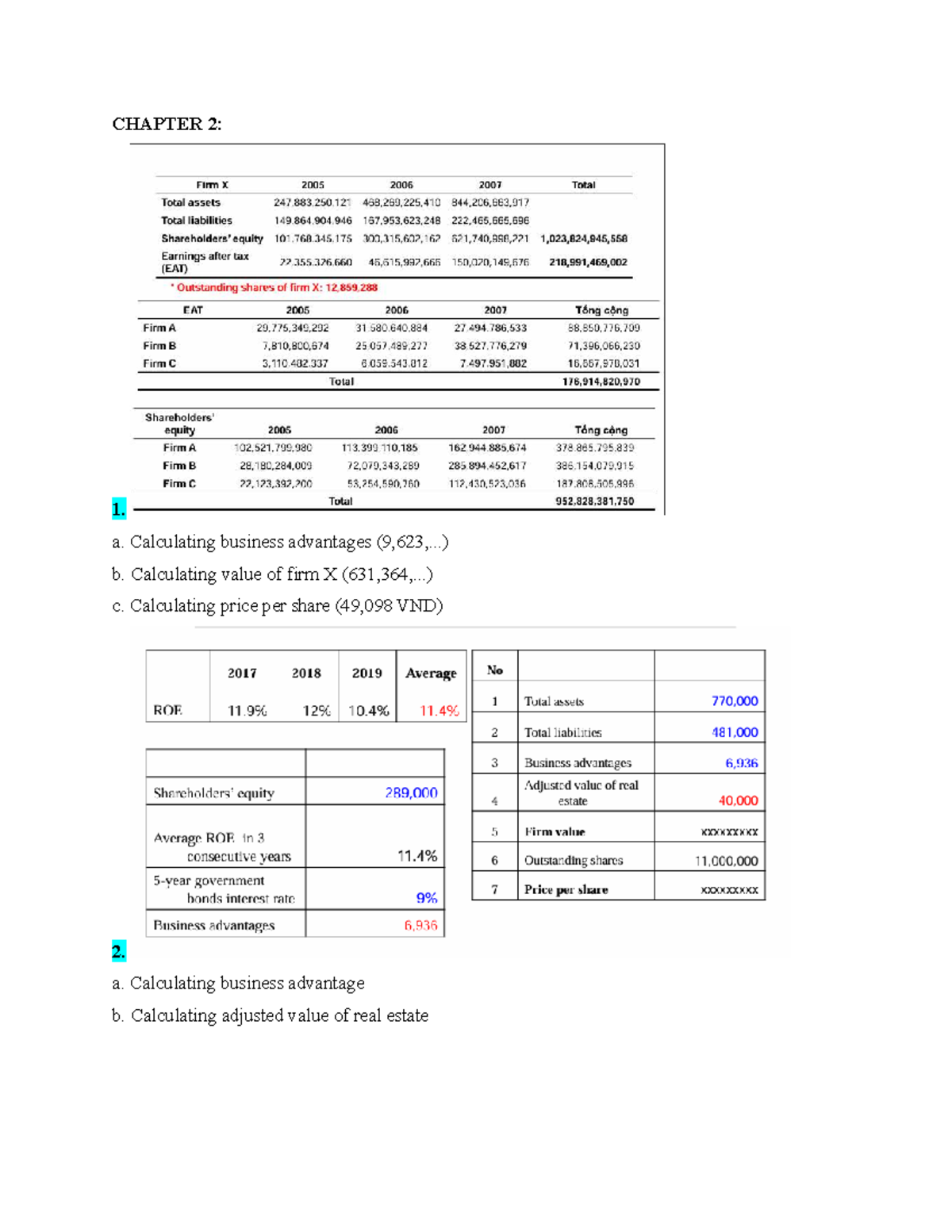 Bài tập ĐTTC tổng hợp - Đề thi cuối kỳ (CHAPTER 2) - Studocu
