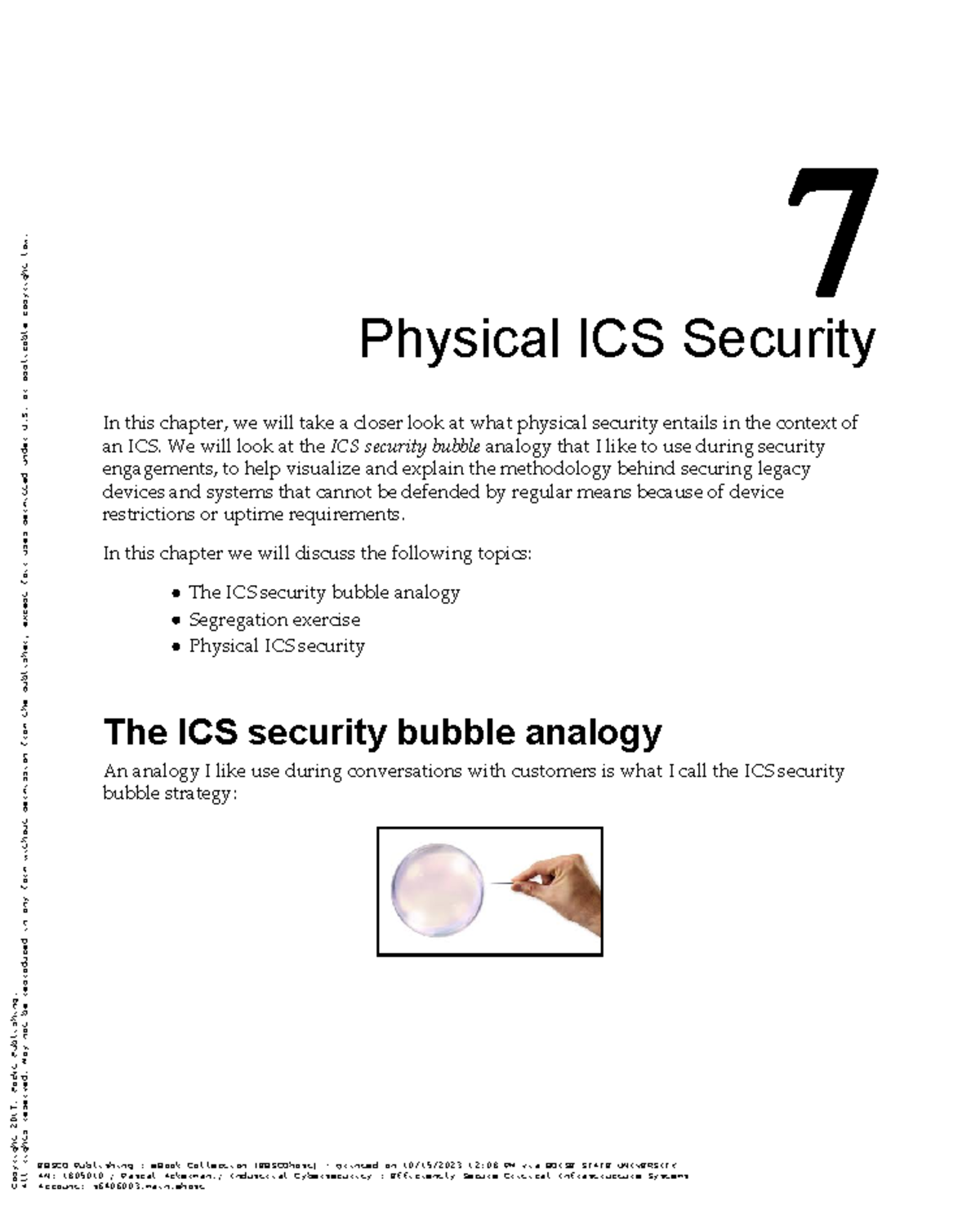 Chapter 7: Physical ICS Security Strategies in Industrial Cybersecurity ...