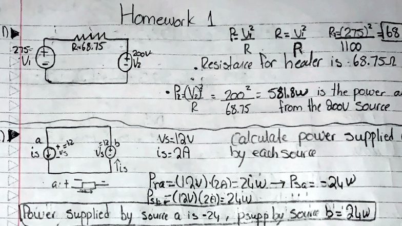 Homework 1 - Circuit Analysis and Power Calculations - Studocu