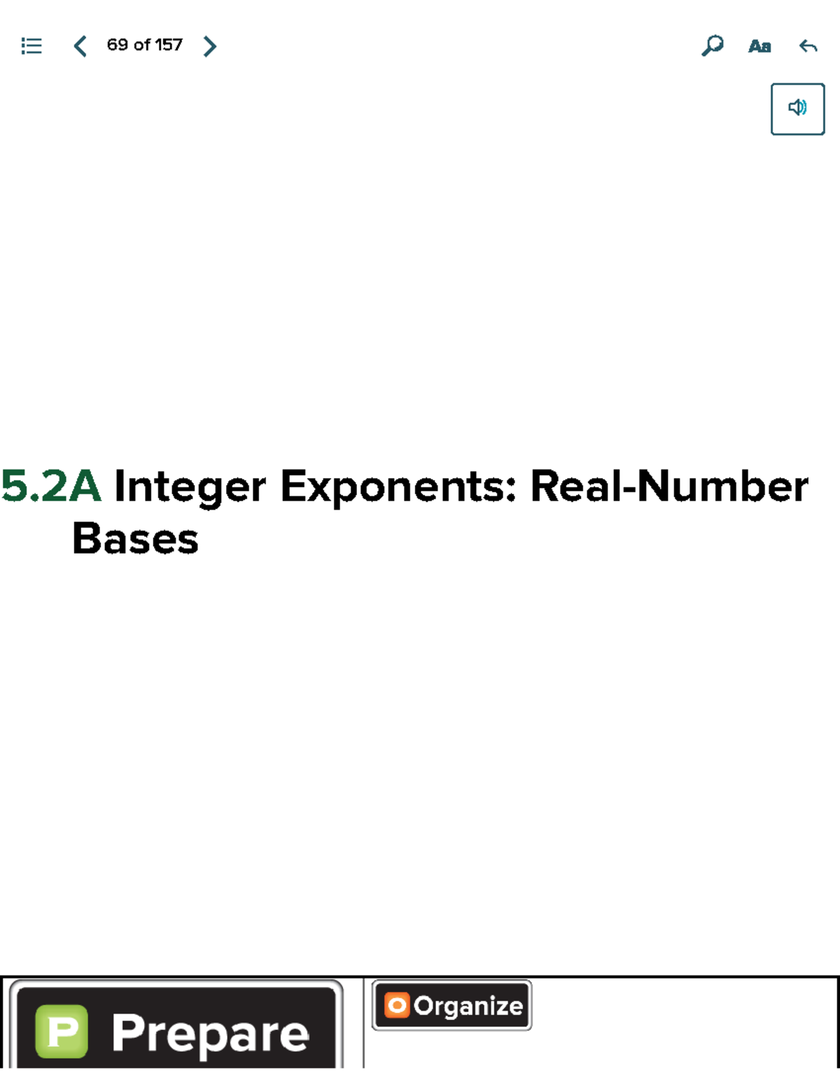 Integer Exponents: Real-Number Bases Overview - MATH 1310 - 69 of 157 ...