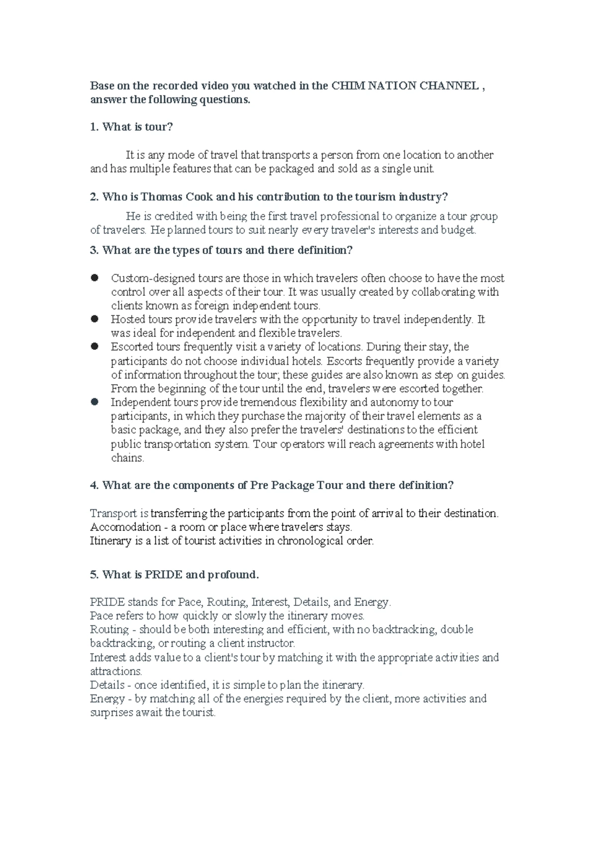 Tour Guide Scripts - Magandang Buhay Tourist, I’m Myca Michille Ciocon ...