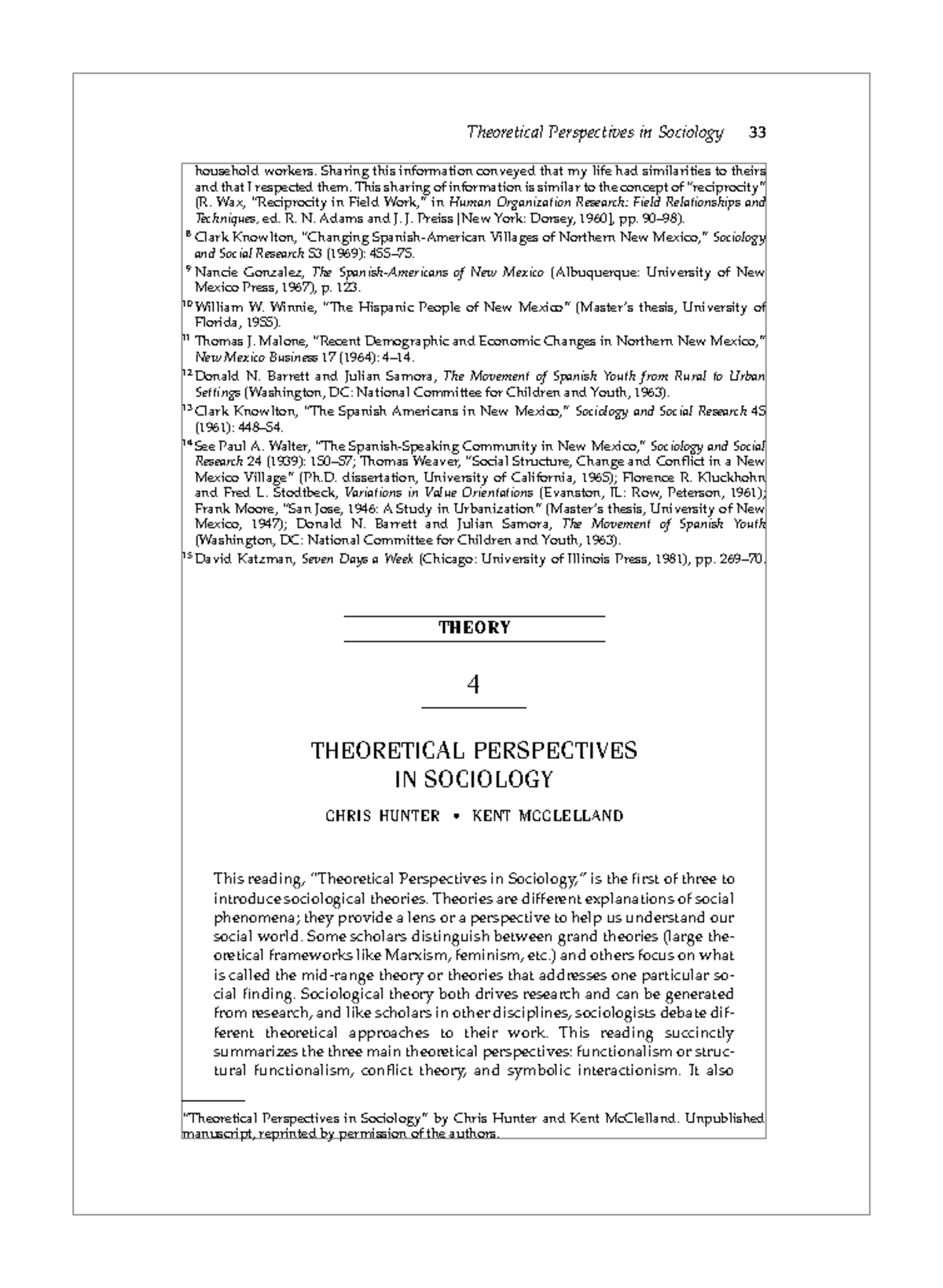 Sociology 101: Key Theoretical Perspectives Explored - Studocu