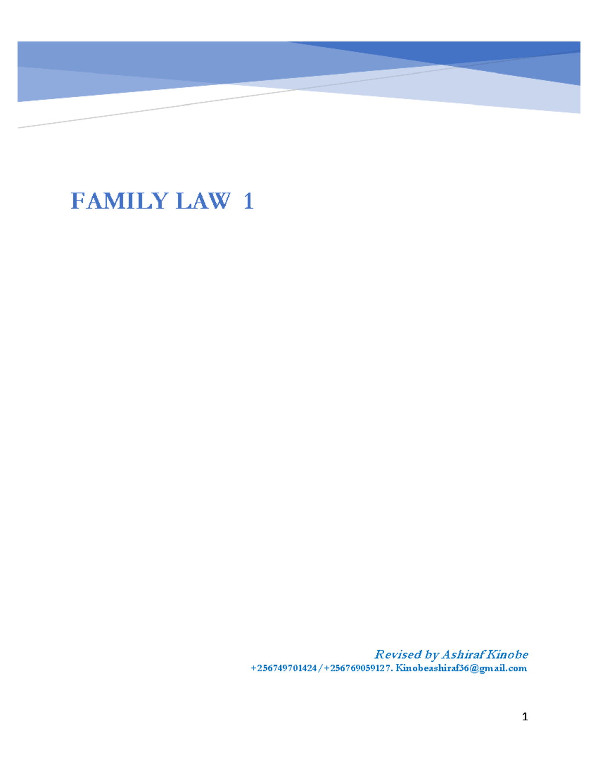 FAMILY LAW 1: Key Concepts on Domicile, Cohabitation, and Marriage ...