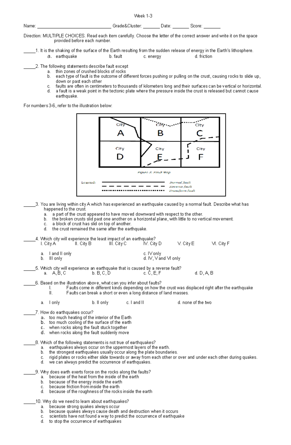 518248749 Final Summative TEST W 1 3 - Week 1- Name ...