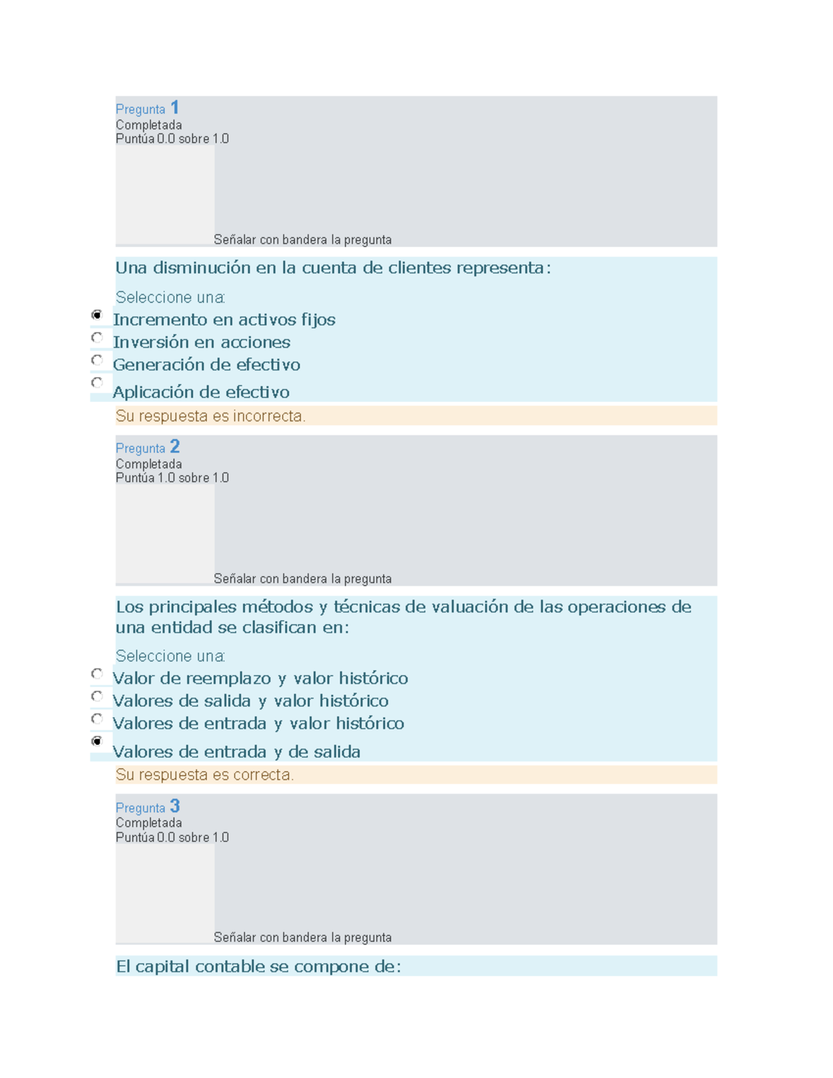 Tópicos Financieros - Examen 3: Preguntas y Respuestas Clave - Studocu