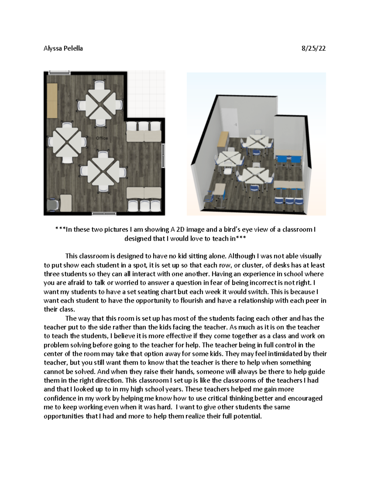 Teacher Model Vision: Design for Interactive Classroom Setup - Studocu