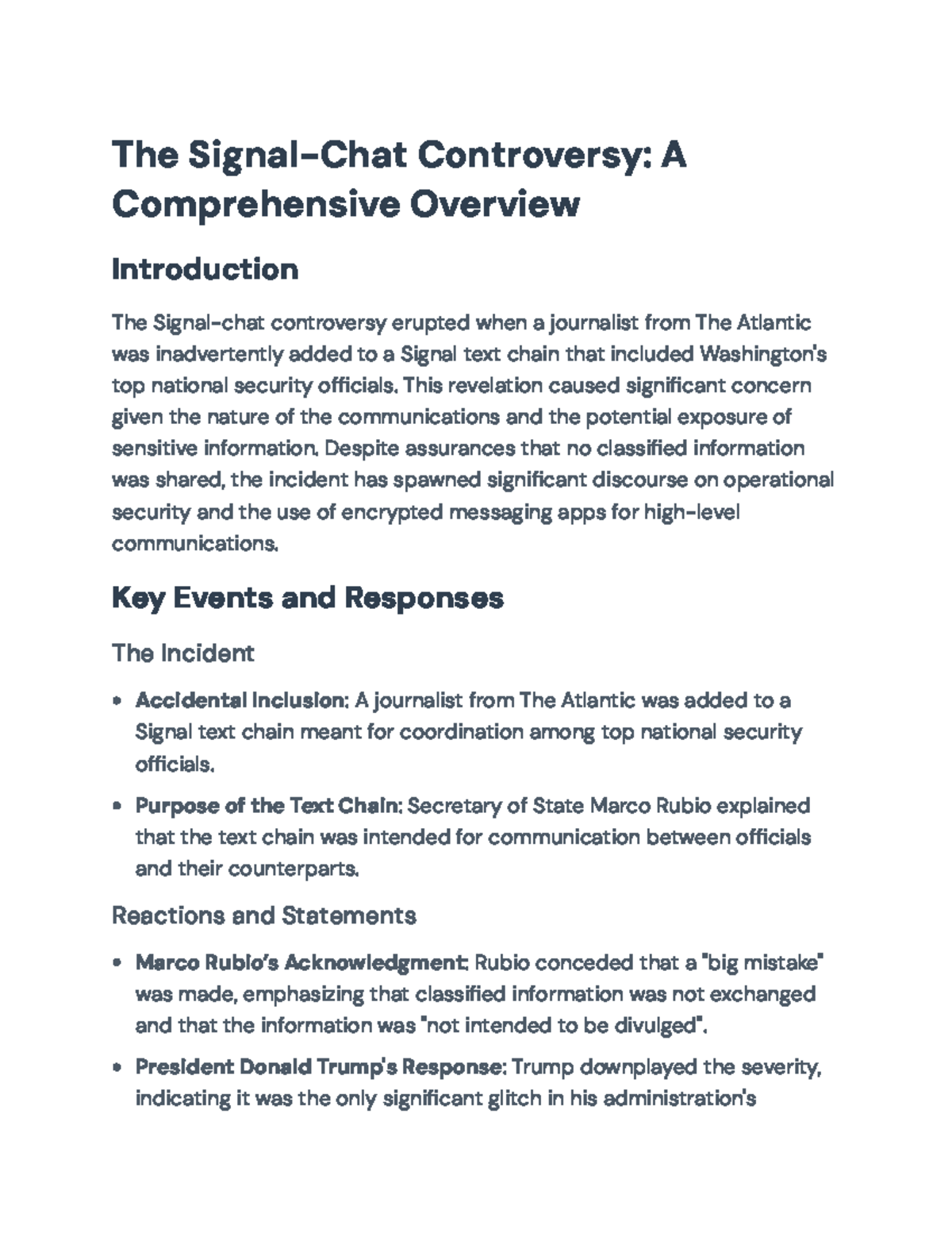 Signal-Chat Controversy: Operational Security Risks & Lessons Learned ...