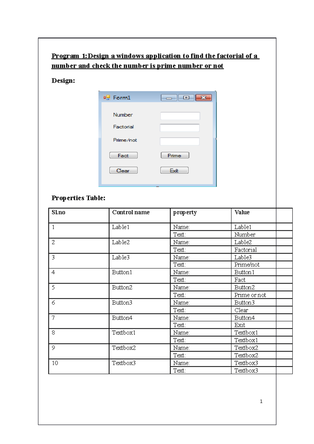 ASP.NET Record - Advanced visual programming lab manual - Program 1 ...
