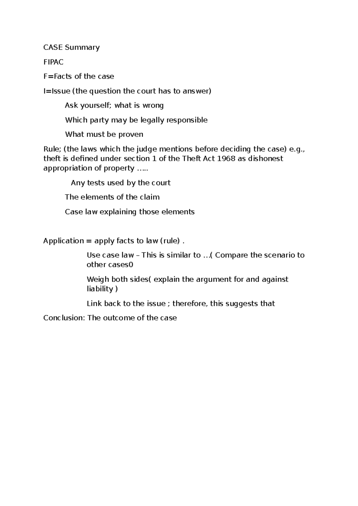 Case Summary: Union Government v Warneke (1911) - FIPAC Analysis - Studocu
