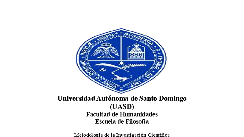 Hoja de Presentación de la UASD - Facultad de Humanidades - Universidad ...