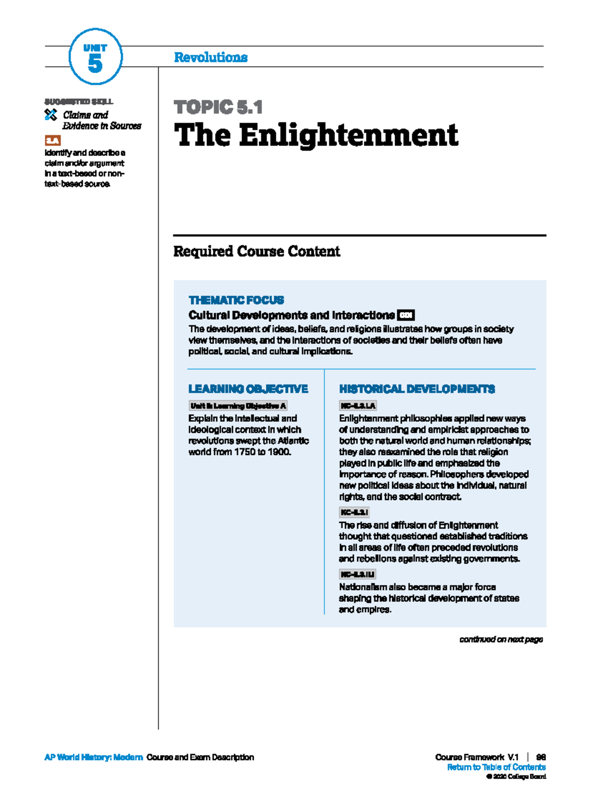 AP World History: Modern Unit 5 Review - Revolutions and Enlightenment ...