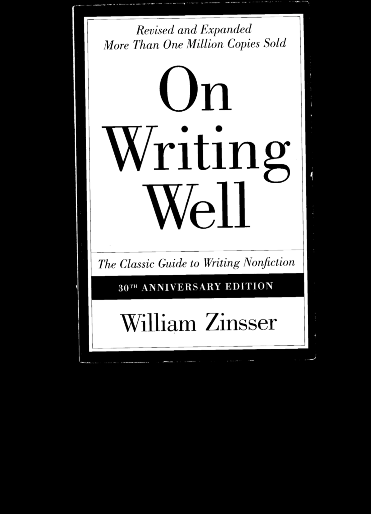 On Writing Well: Simplicity and Clarity in Nonfiction Writing - Studocu
