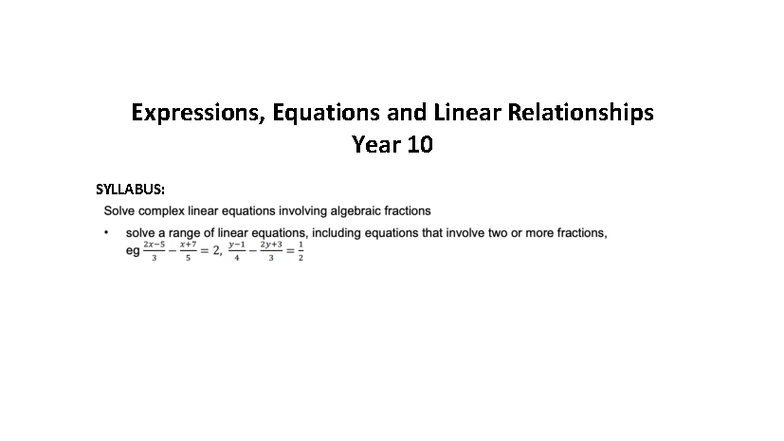 509406878 5 3 Algebra Notes and questions - Expressions, Equations and ...