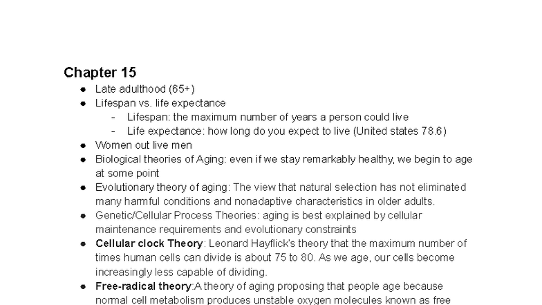Developmental Psychology: Late Adulthood & End-of-Life Care Insights ...