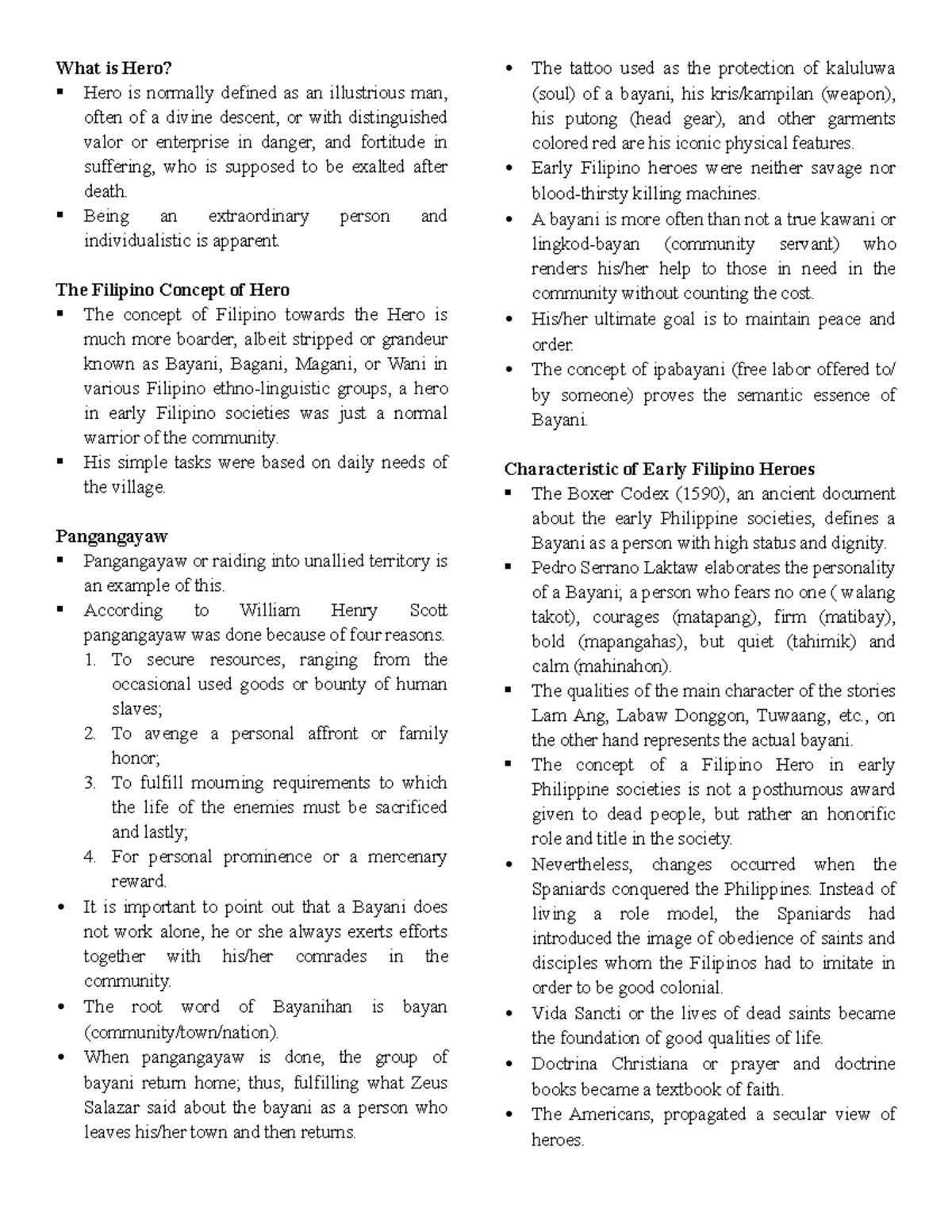 The Filipino Concept of Hero: Historical Perspectives and Definitions ...