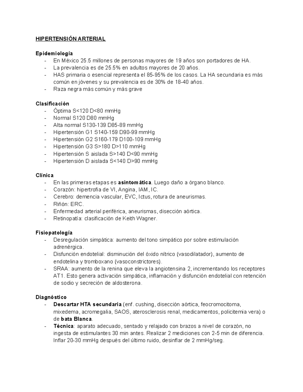 Epidemiología y Tratamiento de Hipertensión Arterial y Diabetes en ...