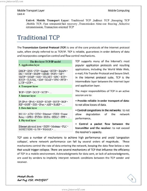 Mobile Computing Notes -All - LECTURE NOTES ON MOBILE COMPUTING ...