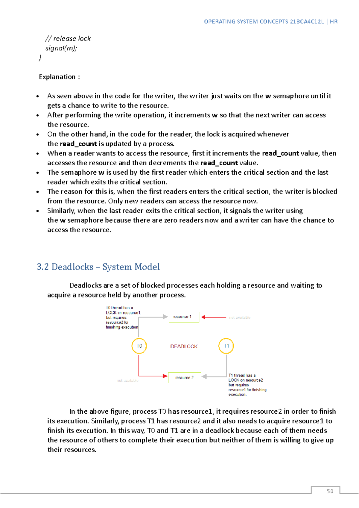 Deadlocks - Understanding Causes and Solutions (sep) - Studocu