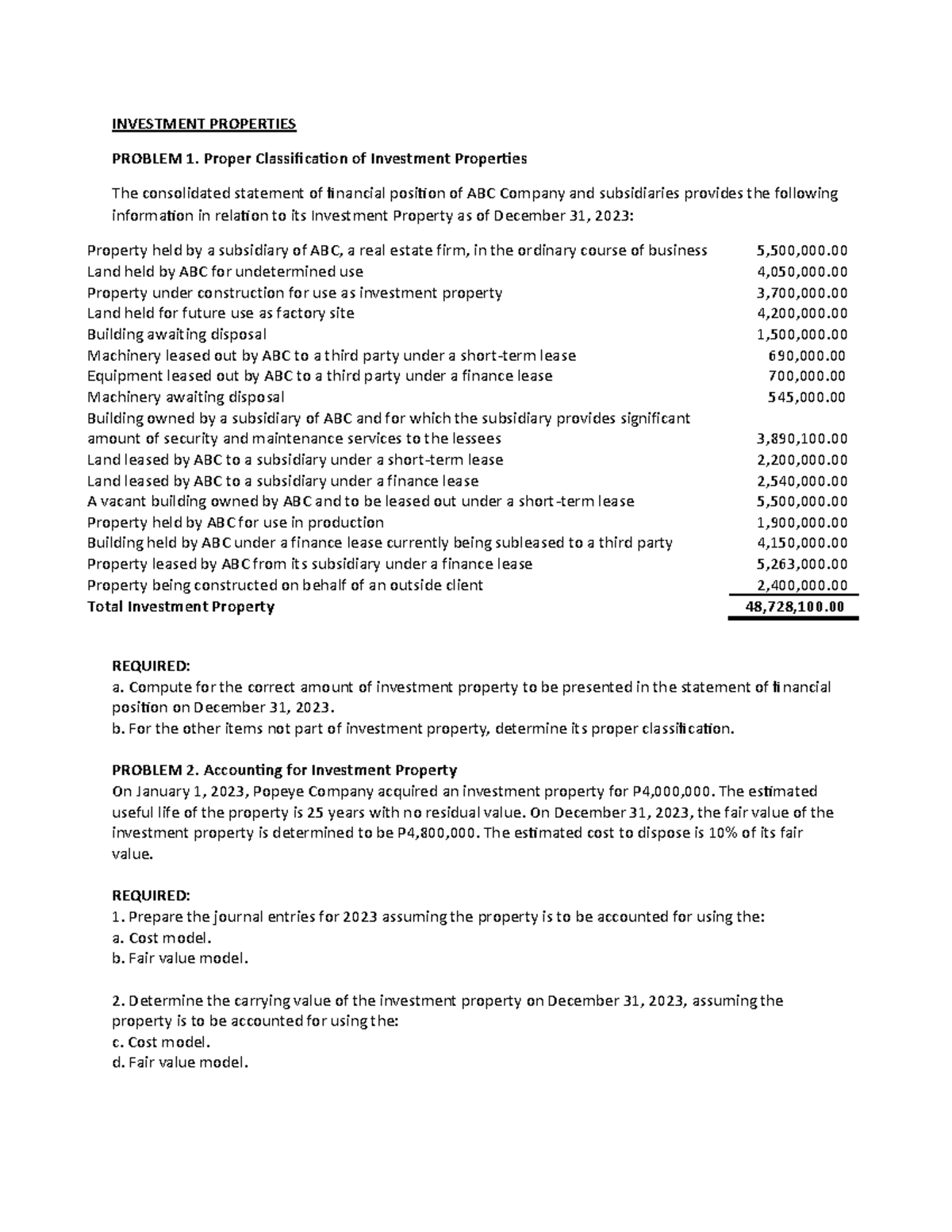 8. Accounting for Investment Properties: Classification & Journal ...